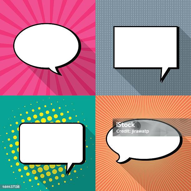 Comic 언어 비눗방울 벡터 일러스트 연설에 대한 스톡 벡터 아트 및 기타 이미지 연설 0명 2015년 Istock