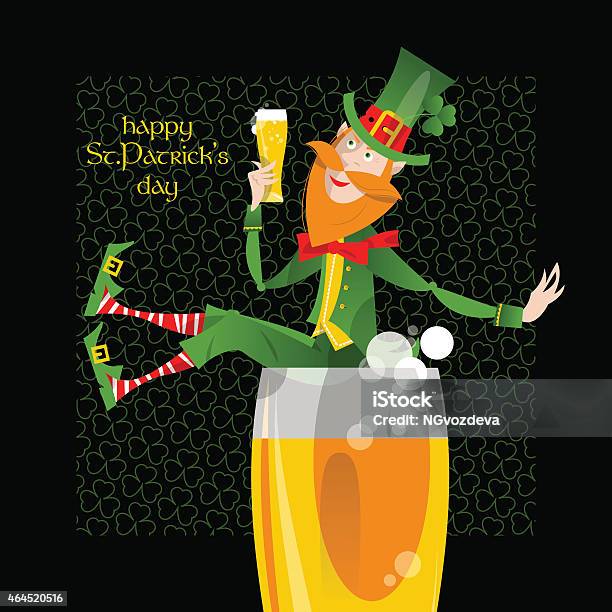 Leprechaun Dengan Bir Hari St Patrick Kartu Ucapan Ilustrasi Stok ... Leprechaun Dengan Bir Hari St Patrick Kartu Ucapan Ilustrasi Stok ...