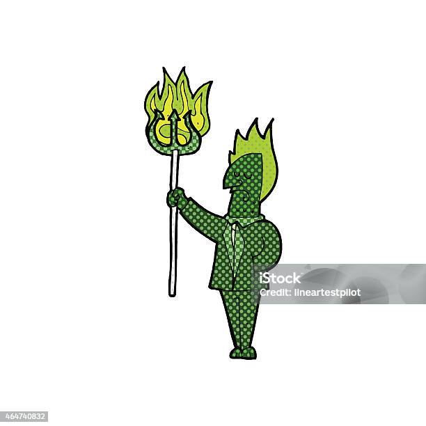 Comic 말풍선이 있는 데블 쇠스랑 2015년에 대한 스톡 벡터 아트 및 기타 이미지 2015년 경영자 그리기 Istock