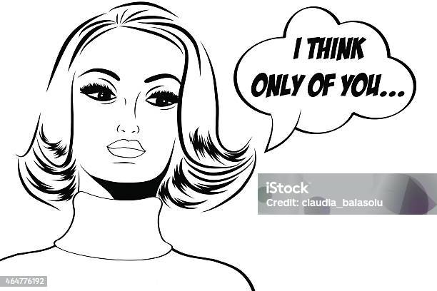 Pop Art Cute Retro Couple In Comics Style Stock Illustration Download