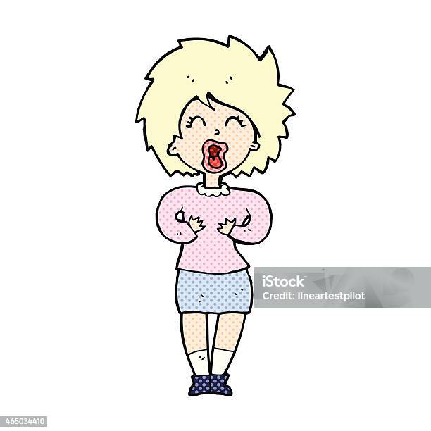 Comic 말풍선이 있는 비명 여자 2015년에 대한 스톡 벡터 아트 및 기타 이미지 2015년 낙서 드로잉 만화책
