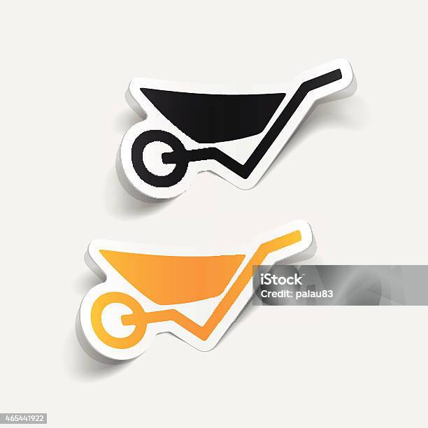 Realistic Design Element Wheelbarrow向量圖形及更多器材圖片 器材 園藝 室外 Istock