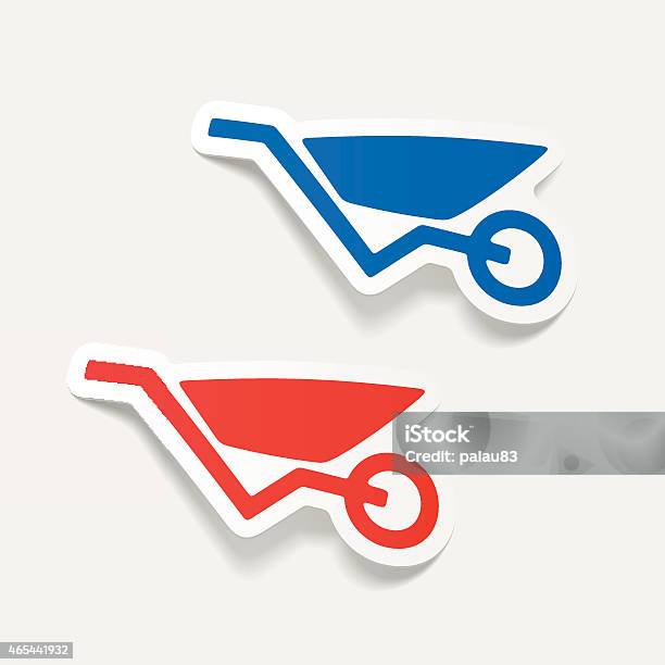 Realistic Design Element Wheelbarrow向量圖形及更多器材圖片 器材 園藝 室外 Istock