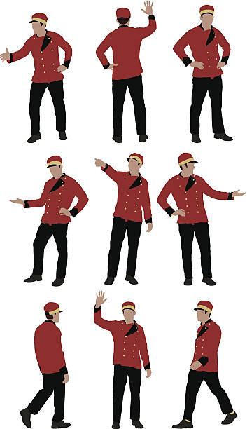 Bell Boy Clipart Series