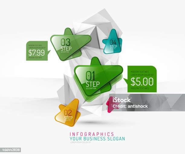 Vector Fresh Business Abstract Infographic Stock Illustration