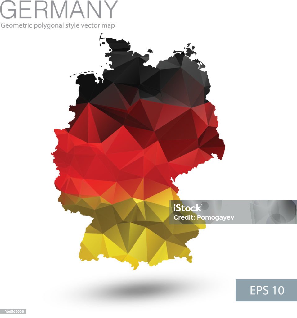 Geometric Polygonal Design Vector Map Of Germany Stock Illustration ... Geometric Polygonal Design Vector Map Of Germany Stock Illustration ...