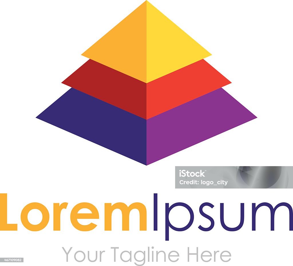 Elegant Pyramid Multiple Layer Element Icons Business Logo Stock ... Elegant Pyramid Multiple Layer Element Icons Business Logo Stock ...