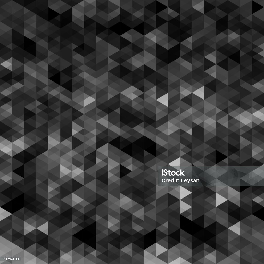 Abstract Black Trianglular Mosaic Background Stock Illustration Download Image Now Abstract