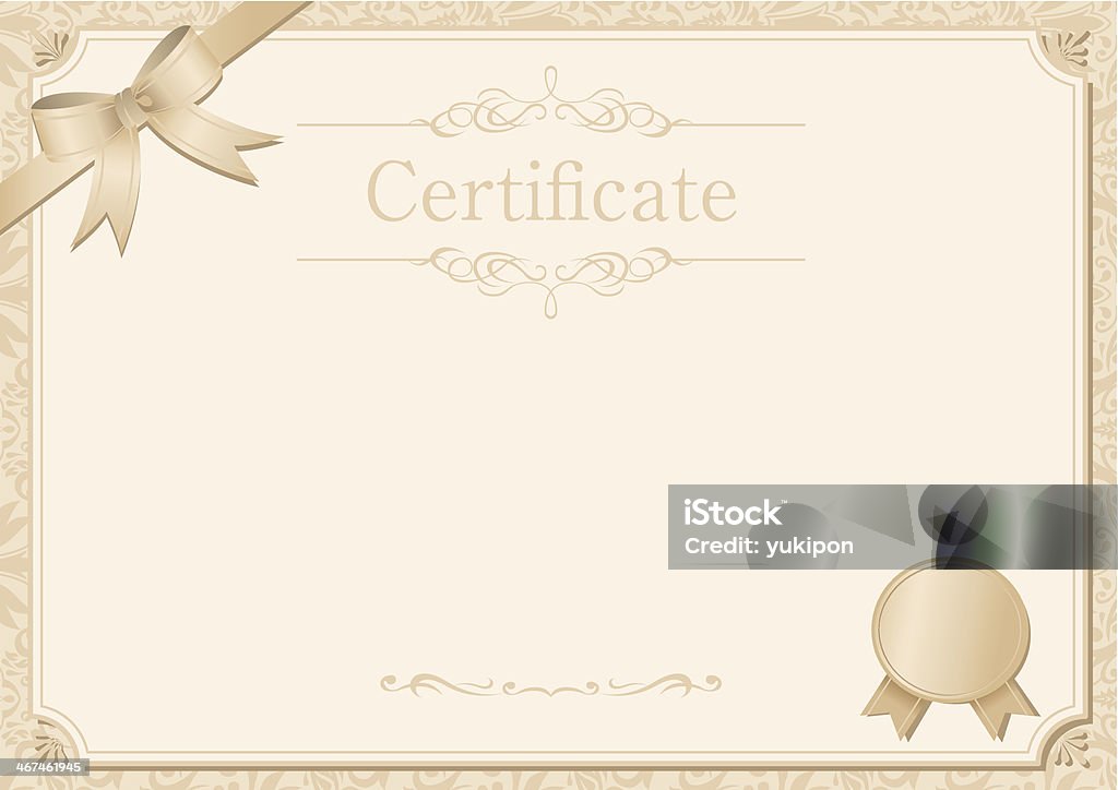 Retro Frame Certificate Template Vector向量圖形及更多優惠券圖片 優惠券 工藝雜物 式樣