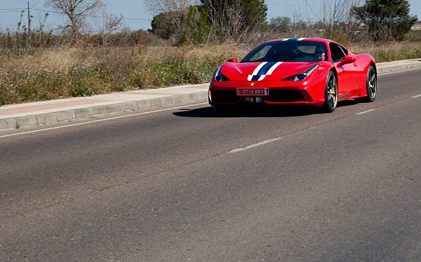 Free Stock Photo of Red Ferrari Racing Model with Racing Stickers ...