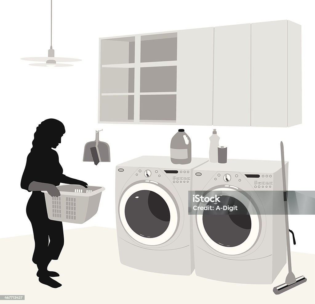 Laundry Day Stock Illustration Download Image Now Illustration In