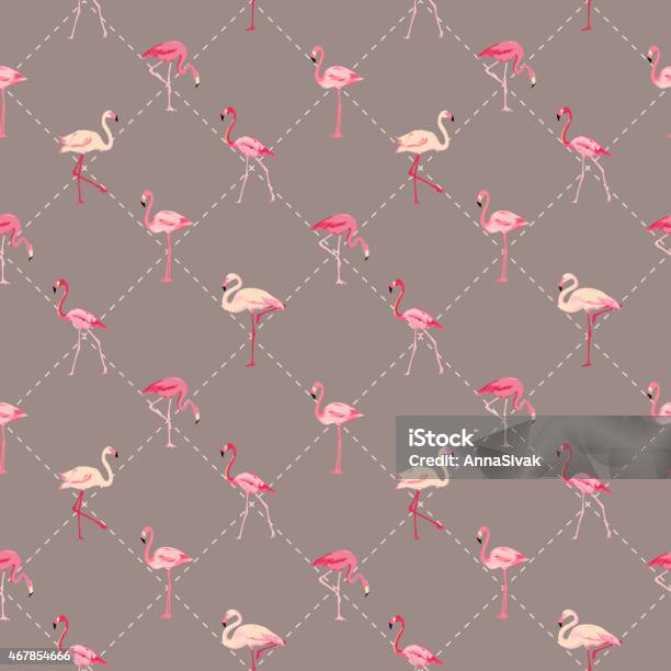 Flamingo 야생조류 배경복고풍 연속무늬 2015년에 대한 스톡 벡터 아트 및 기타 이미지 2015년 개체 그룹 고풍