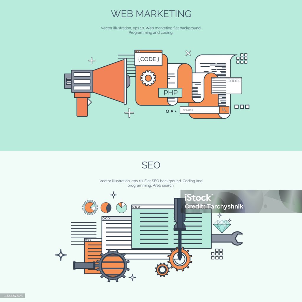 Vector Illustration Flat Computing Background Programmingcoding Web