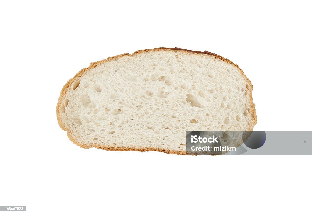 Slice Of 식빵 흰색 바탕에 그림자와 0명에 대한 스톡 사진 및 기타 이미지 0명 갈색 구멍 Istock