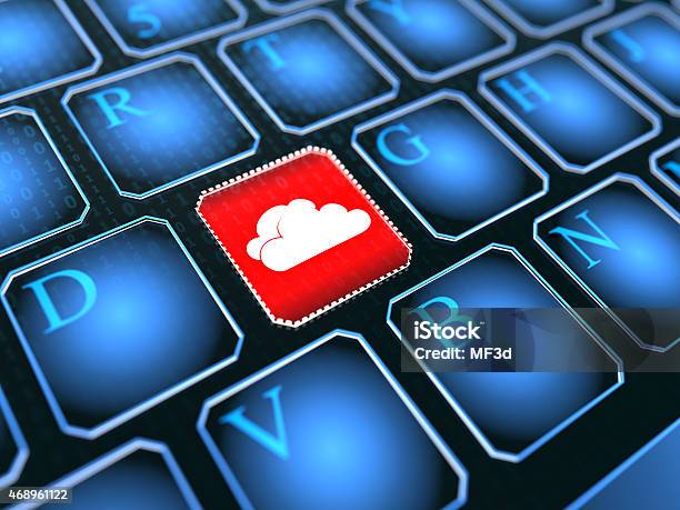 Cloud Computing Digital Concept Stock Illustration Download Image Now 2015 Binary Code