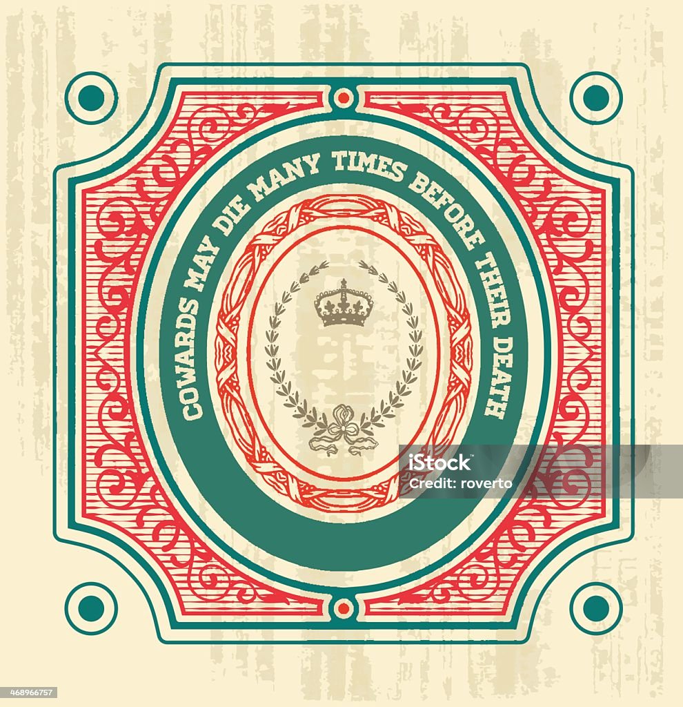 Kartu Kerajaan Ornamen Barok Dan Detail Bunga Ilustrasi Stok Unduh