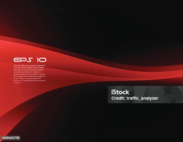 Abstract Red Lines向量圖形及更多紅色圖片 紅色 抽象背景 曲線 Istock