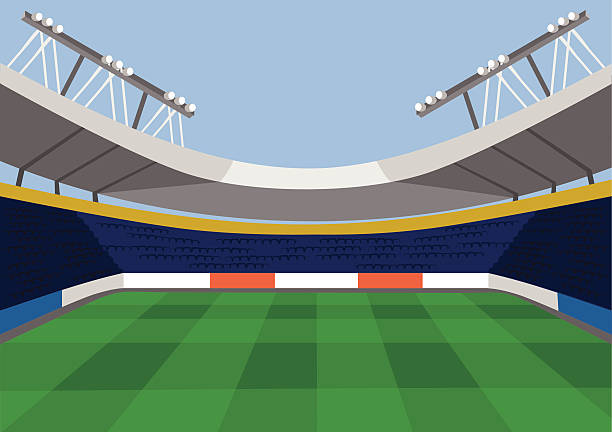 Free download of football field number font vector graphics and ...