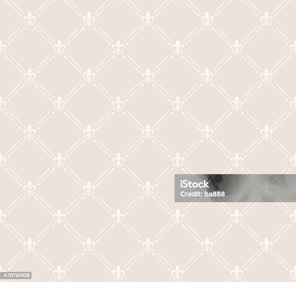 Seamless Retro Wallpaper向量圖形及更多2015年圖片 2015年 一朵花 哥德式 Istock