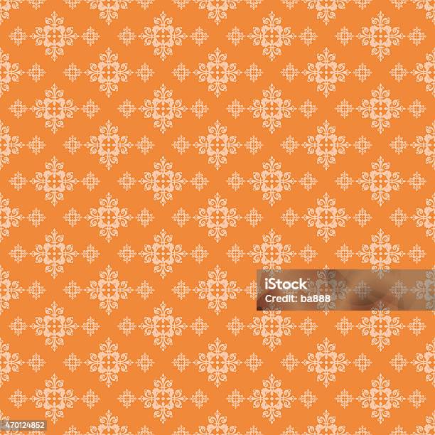 Seamless Retro Wallpaper向量圖形及更多2015年圖片 2015年 一朵花 哥德式 Istock