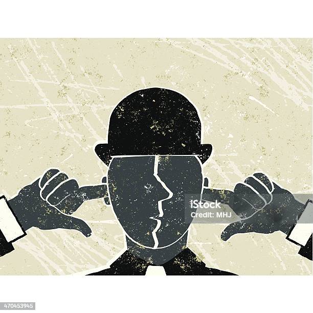Aku Tak Bisa Mendengarmu Pengusaha Dengan Jari Di Telinga Ilustrasi ... Aku Tak Bisa Mendengarmu Pengusaha Dengan Jari Di Telinga Ilustrasi ...