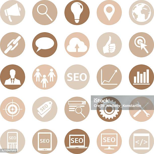 Seo 아이콘 벡터 세트 2015년에 대한 스톡 벡터 아트 및 기타 이미지 2015년 개선 검색 Istock