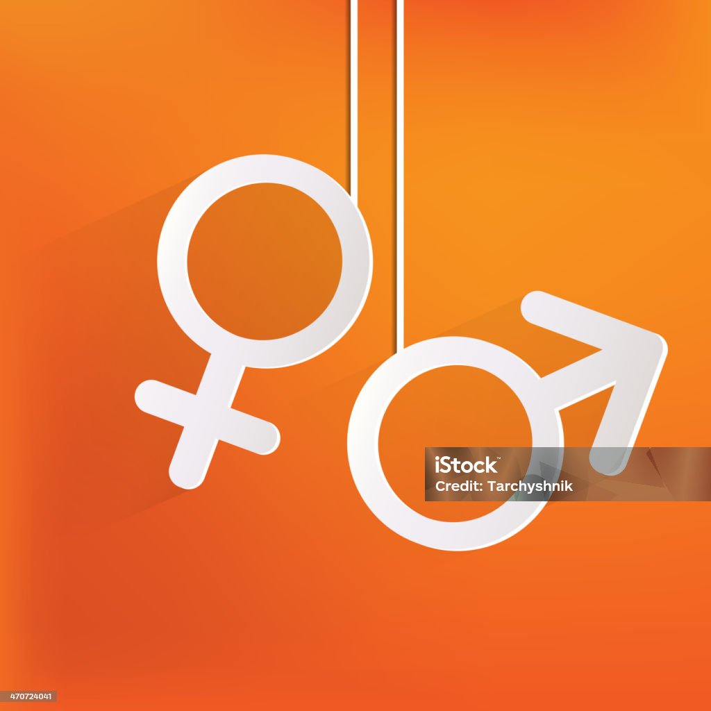 Ilustración De Macho Y Hembra De Símbolos Y Más Vectores Libres De