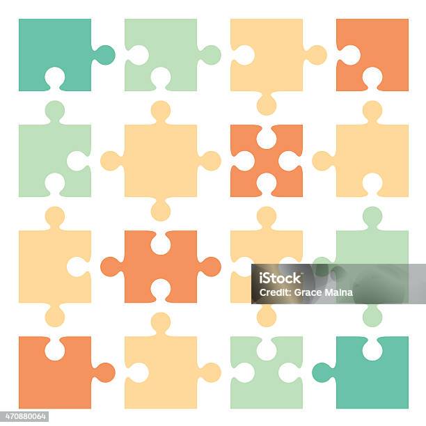 Jigsaw Puzzle Pieces Vector向量圖形及更多拼圖圖片 拼圖 拼圖拼塊 圖畫 藝術品 Istock