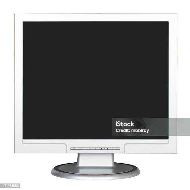 Lcd 컴퓨터 모니터 흰색 바탕에 흰색 배경 0명에 대한 스톡 사진 및 기타 이미지 0명 Lcd Istock