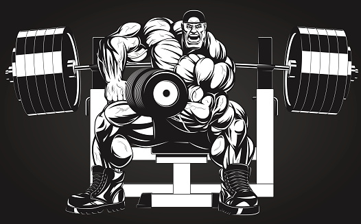 Bodybuilder 덤벨 2015년에 대한 스톡 벡터 아트 및 기타 이미지 2015년 공사장 인부 괴력사 Istock