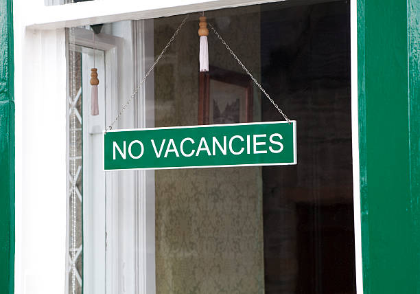 Free Stock Photo of No Vacancies Sign Shows Single Room And ...