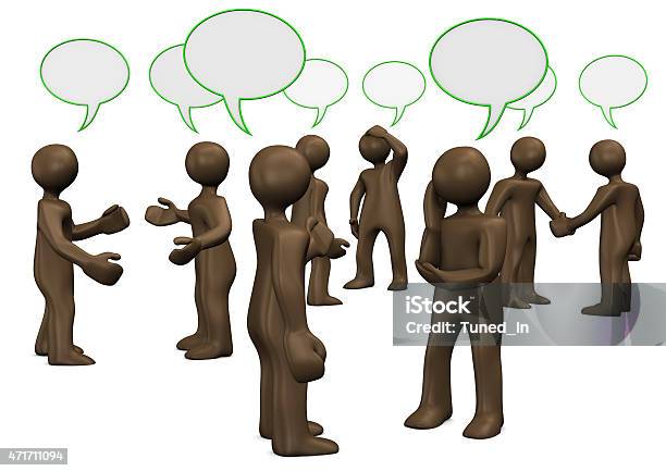Forum 3 D 일러스트를 블랙 말풍선이 있는 문자가 있습니다 대규모 개체 그룹에 대한 스톡 사진 및 기타 이미지 대규모