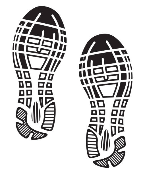 Womens Shoe Prints Walking