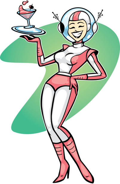 170 Pin Up Waitress Stock Illustrations Royalty Free Vector Graphics