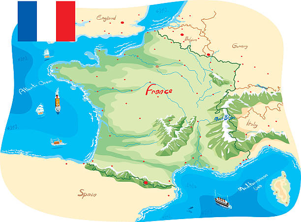 Massif Central Map