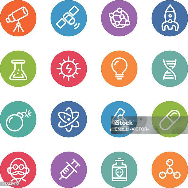 Science Icons Circle Line Series Stock Illustration - Download Image ... Science Icons Circle Line Series Stock Illustration - Download Image ...