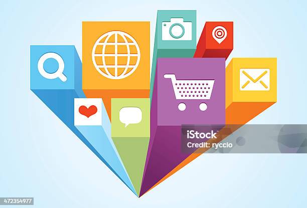 3 D 블록 및 아이콘 블럭에 대한 스톡 벡터 아트 및 기타 이미지 블럭 소매 소비자주의 쇼핑 Istock