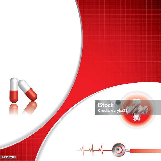 Abstract Medical Background向量圖形及更多健保和醫療圖片 健保和醫療 紅色 體檢 Istock