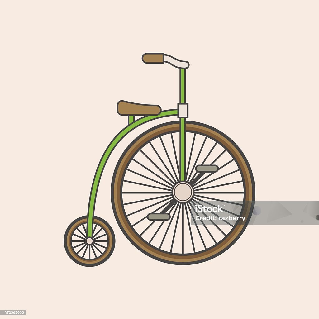 Pennyfarthing 자전거 고풍스런에 대한 스톡 벡터 아트 및 기타 이미지 고풍스런 두발자전거 벡터 Istock