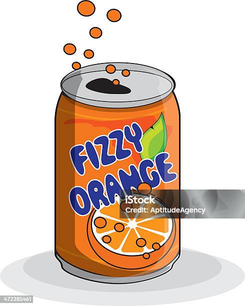 Cartoon Picture Of Orange Soda向量圖形及更多橙汁蘇打圖片 橙汁蘇打 罐 一個物體 Istock