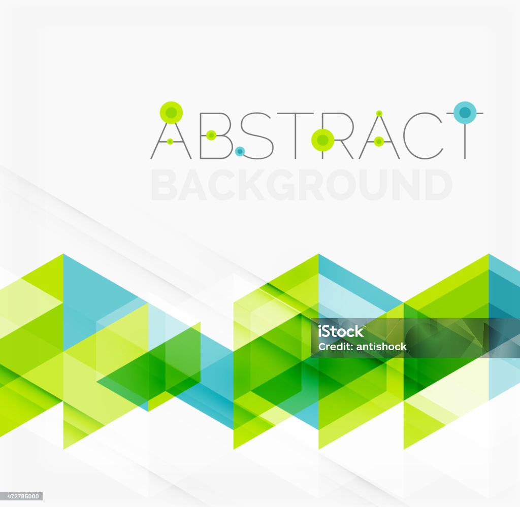 Latar Belakang Geometris Abstrak Segitiga Modern Yang Tumpang Tindih