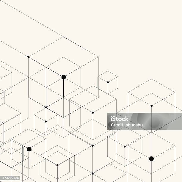 Latar Belakang Pola Geometri Abstrak Ilustrasi Stok Unduh Gambar