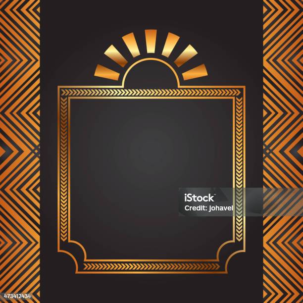 Gold Background向量圖形及更多2015年圖片 2015年 奢侈 式樣 Istock