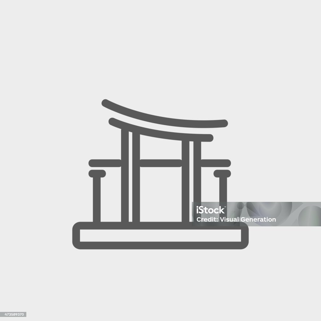 Famous Gate Thin Line Icon Stock Illustration - Download Image Now ... Famous Gate Thin Line Icon Stock Illustration - Download Image Now ...