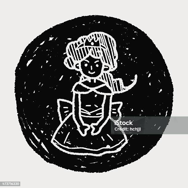 Princess 낙서 2015년에 대한 스톡 벡터 아트 및 기타 이미지 2015년 공주 귀여운 Istock