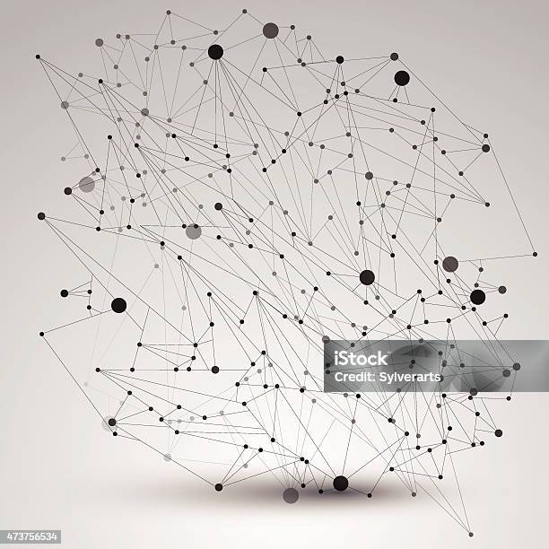 3 D 메쉬형 현대적이다 기술 추상적임 벡터 반대하십시오 결정 격자 통합 점박이에 대한 스톡 벡터 아트 및 기타 이미지