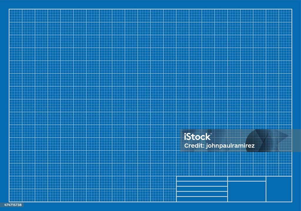 Drafting Blueprint Grid Architecture向量圖形及更多藍圖圖片 藍圖 紙 格子 Istock