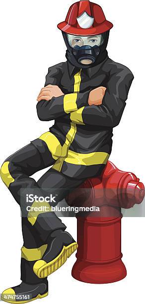 Pemadam Kebakaran Duduk Di Atas Hidran Ilustrasi Stok - Unduh Gambar ... Pemadam Kebakaran Duduk Di Atas Hidran Ilustrasi Stok - Unduh Gambar ...