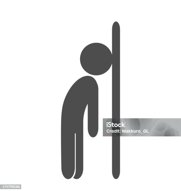Fizzle 주시나요 남자 평편 아이콘크기 그림 문자 흰색 바탕에 그림자와 2015년에 대한 스톡 벡터 아트 및 기타 이미지