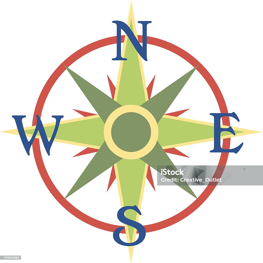 Map Compass Stock Illustration Download Image Now Clip Art Cut Out Direction Istock